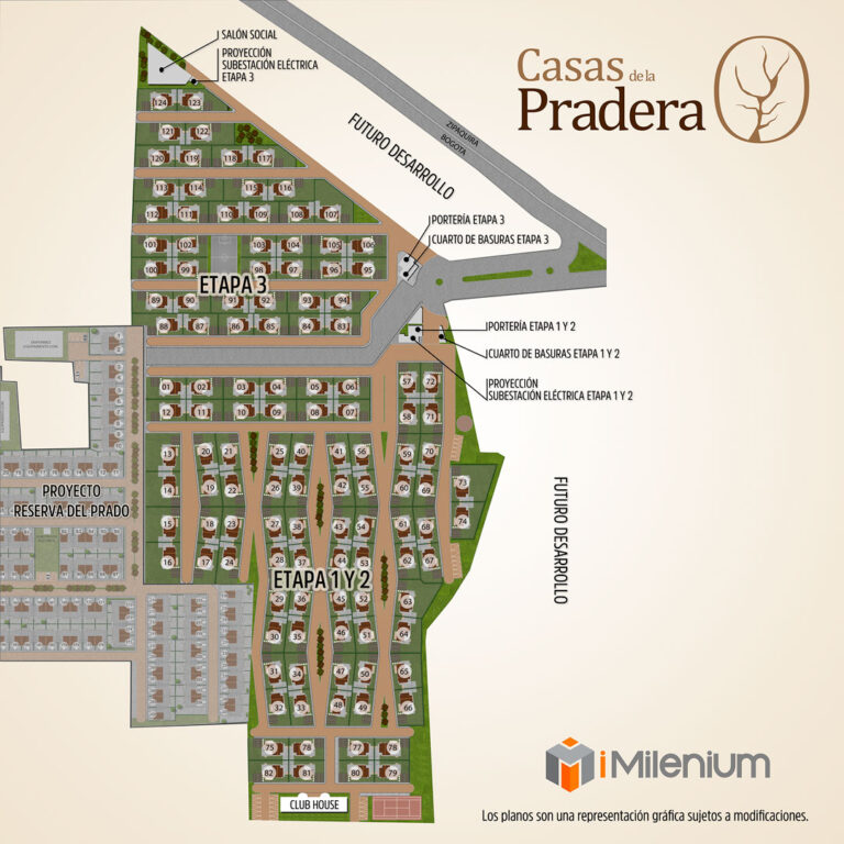 Casas de la Pradera – Inversiones Milenium – Casas, Apartamentos y Locales en Cajicá